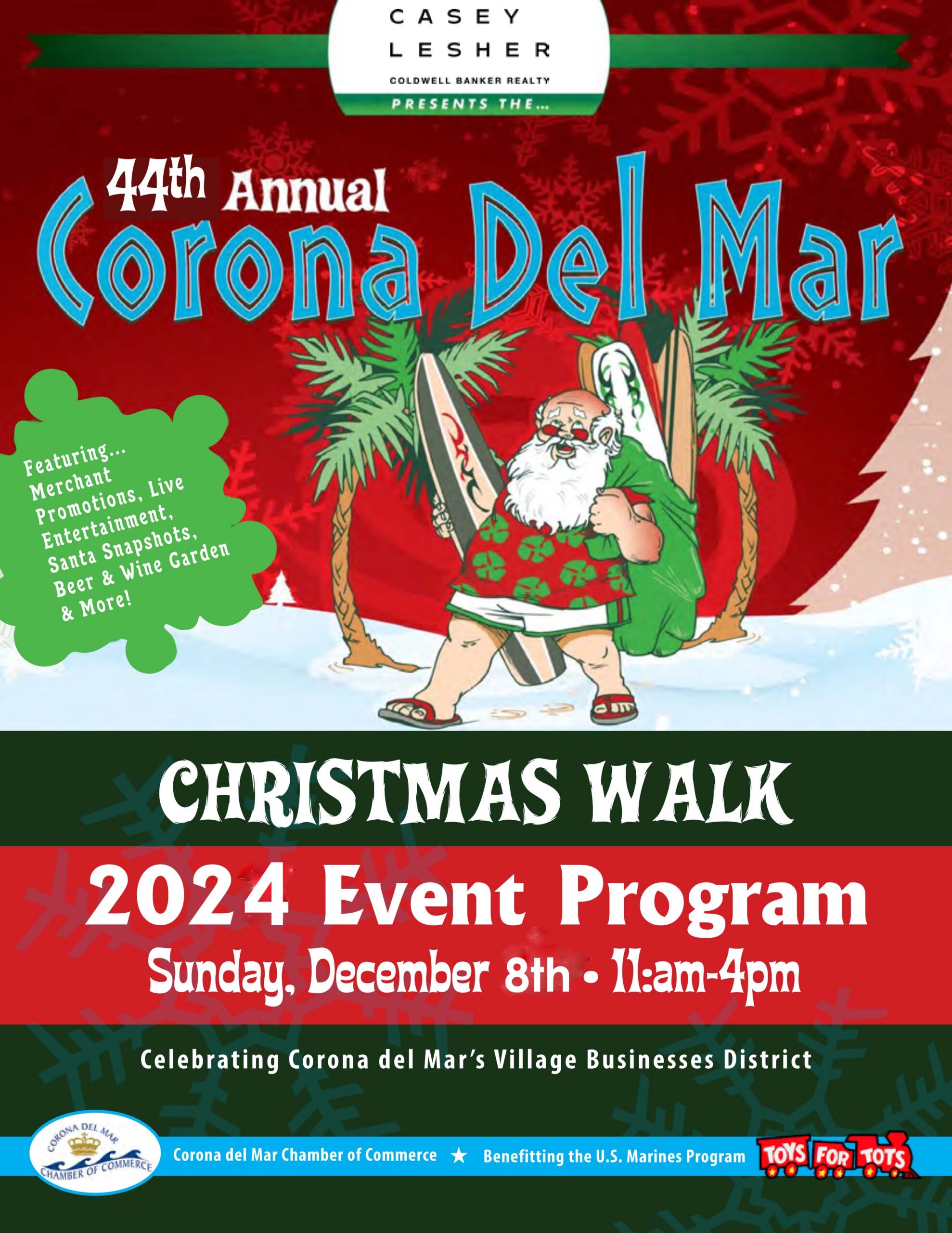 Christmas Walk Event Guide - Corona Del Mar Chamber of Commerce
