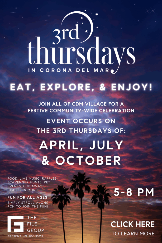 Stroll 3rd Thursdays in Corona del Mar - Join Us! - Corona Del Mar ...